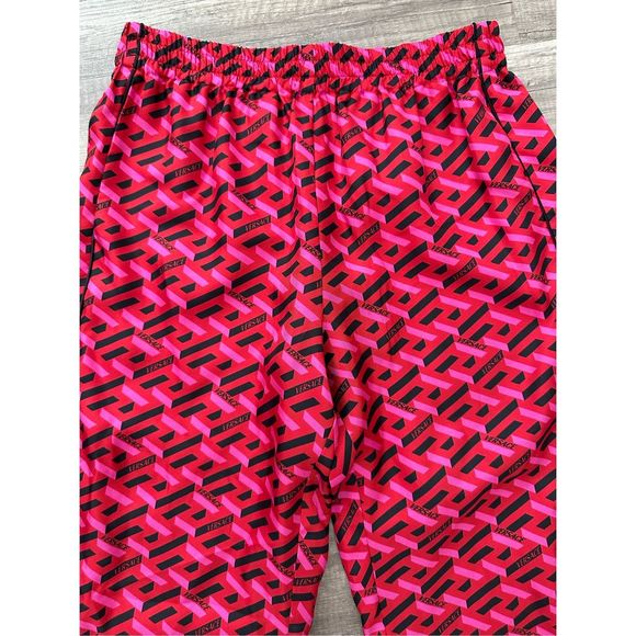 Versace | Pants & Jumpsuits | Versace Greek Signature Silk Pajama Pants ...